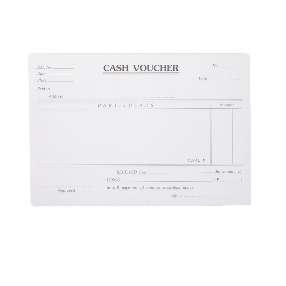Carbonless Cash Voucher Duplicate 3 pads per pack | Lazada PH