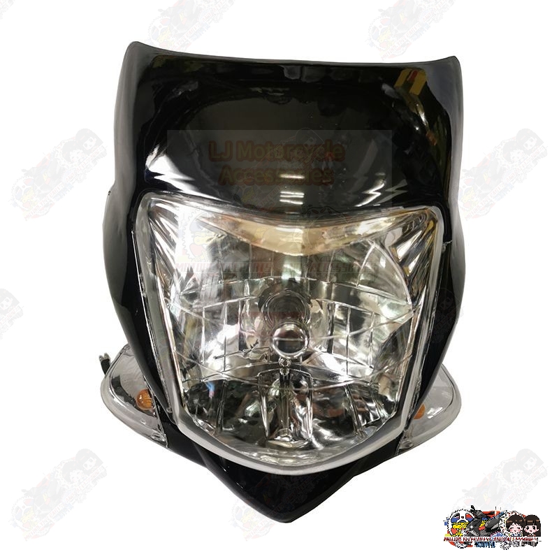 LJ Motorcycle headlight assy xrm 110/125(rs125) | Lazada PH