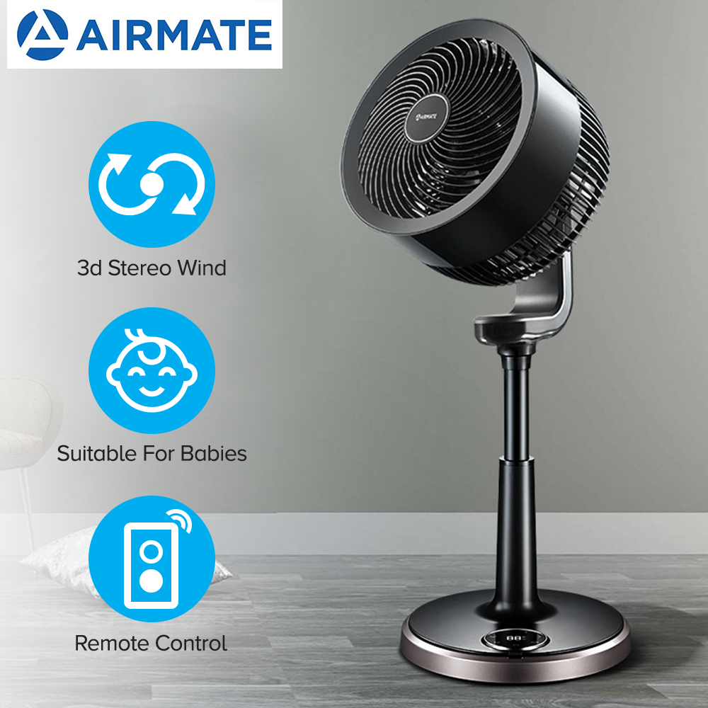 AIKAS AIRMATE Air Circulating Fan Strong Wind 32 Speed Adjustment with ...