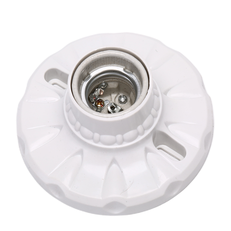 Johor E27 Ceramics LED Light Bulb Holder Round Socket Base Hanging Lamp ...