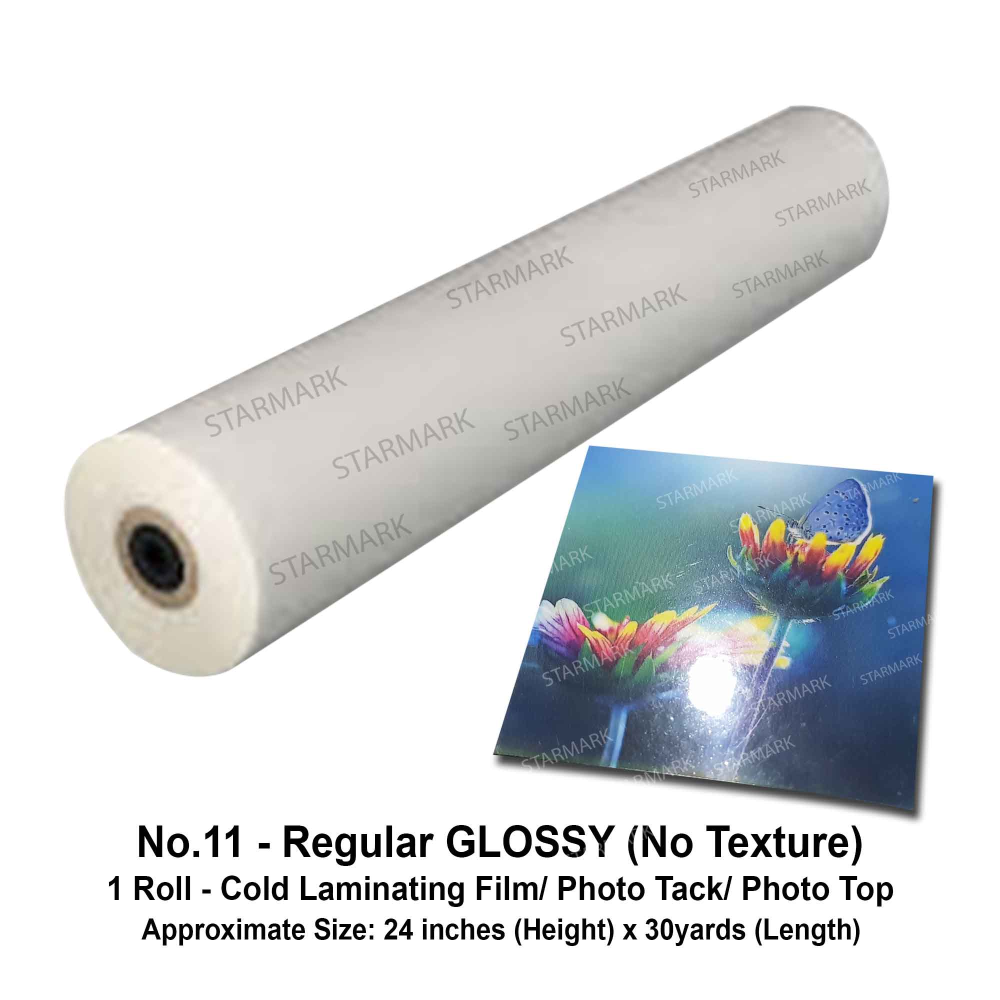 1 Roll Textured Photo Top Tack, No. 11 Regular Glossy No Texture #11 ...