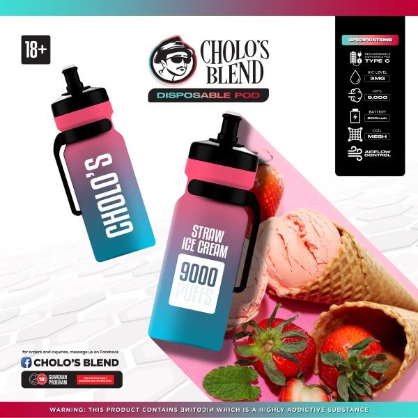 Cholos Blend Disposable 9000 Puffs Rechargeable Original | Lazada PH
