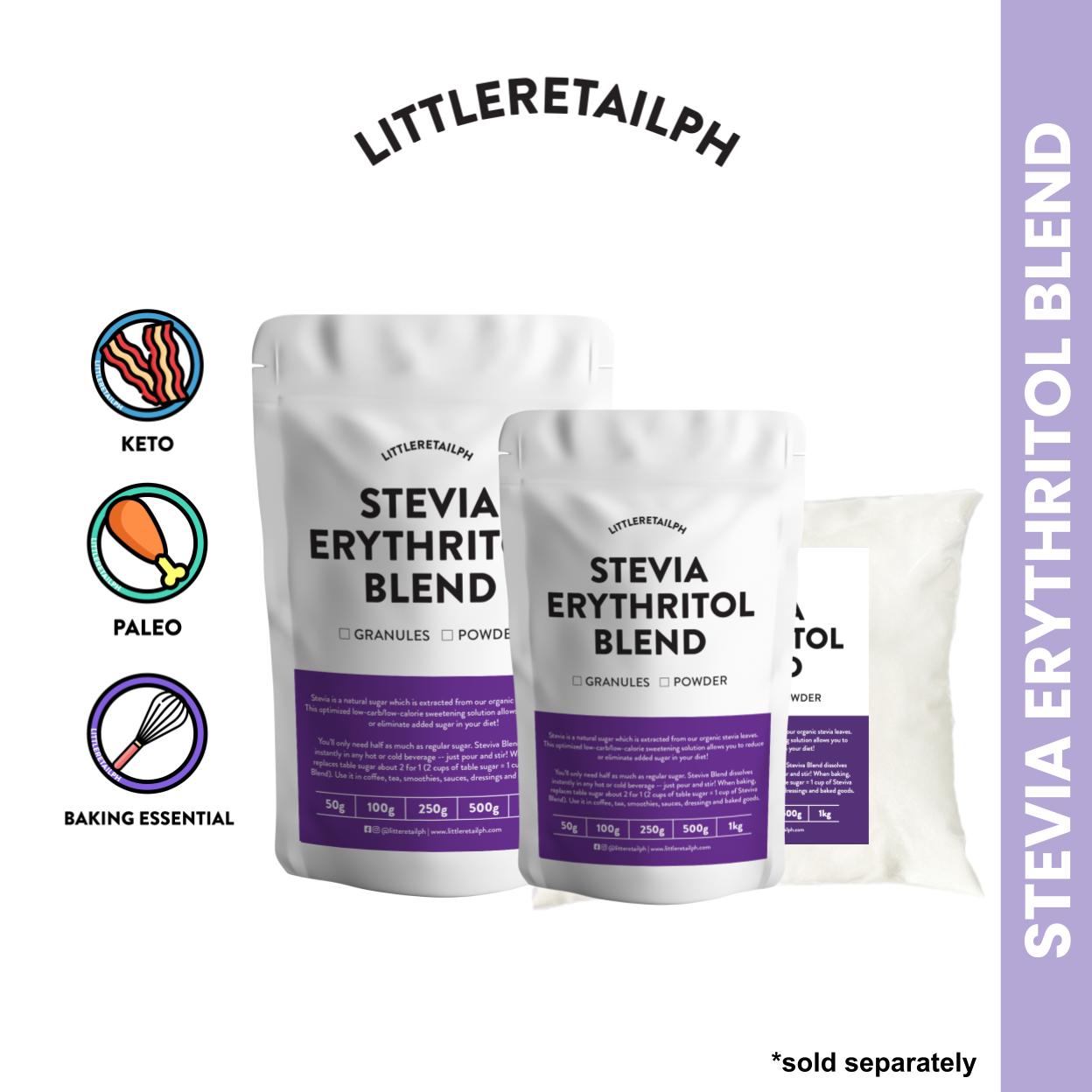 Stevia Erythritol Blend (Powder / Granules) Sugar Alternative Keto Low ...