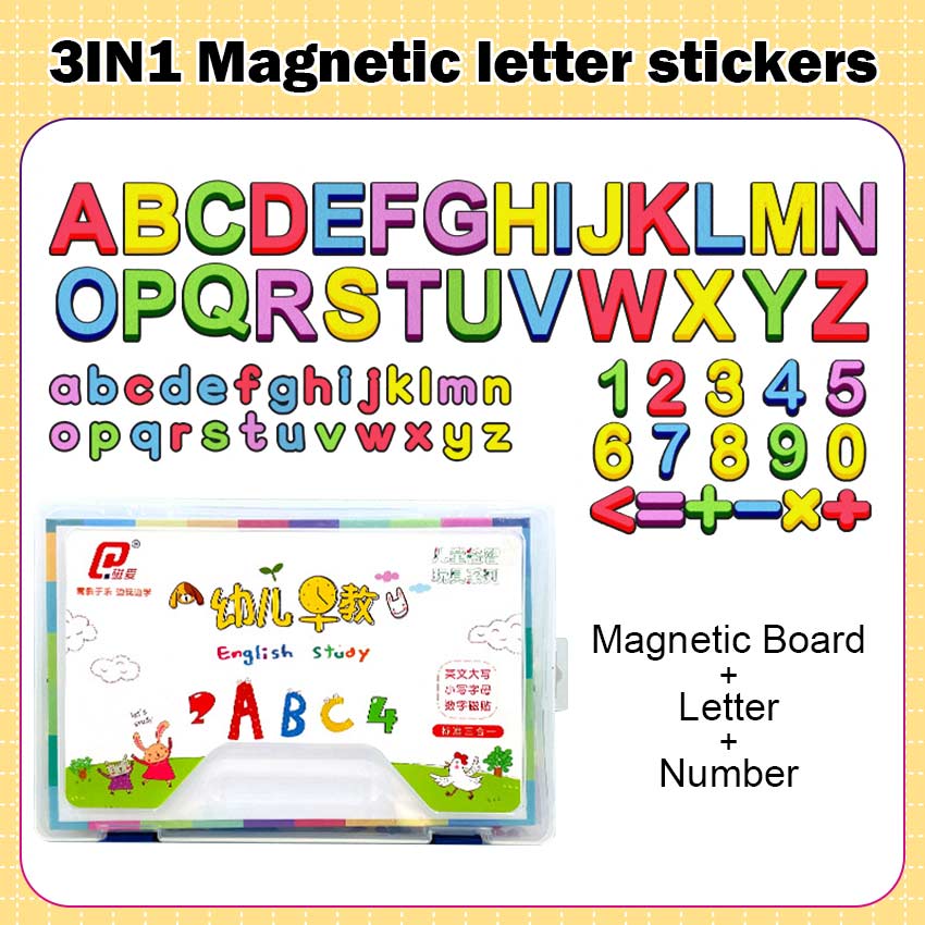 Magnetic Letters Alphabet Numbers Math Symbols Ref Magnet Sticker ...