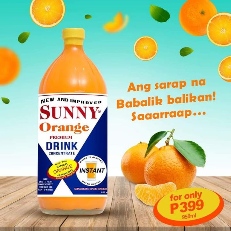 foodW Sunny Orange Premium Juice 950ml | Lazada PH