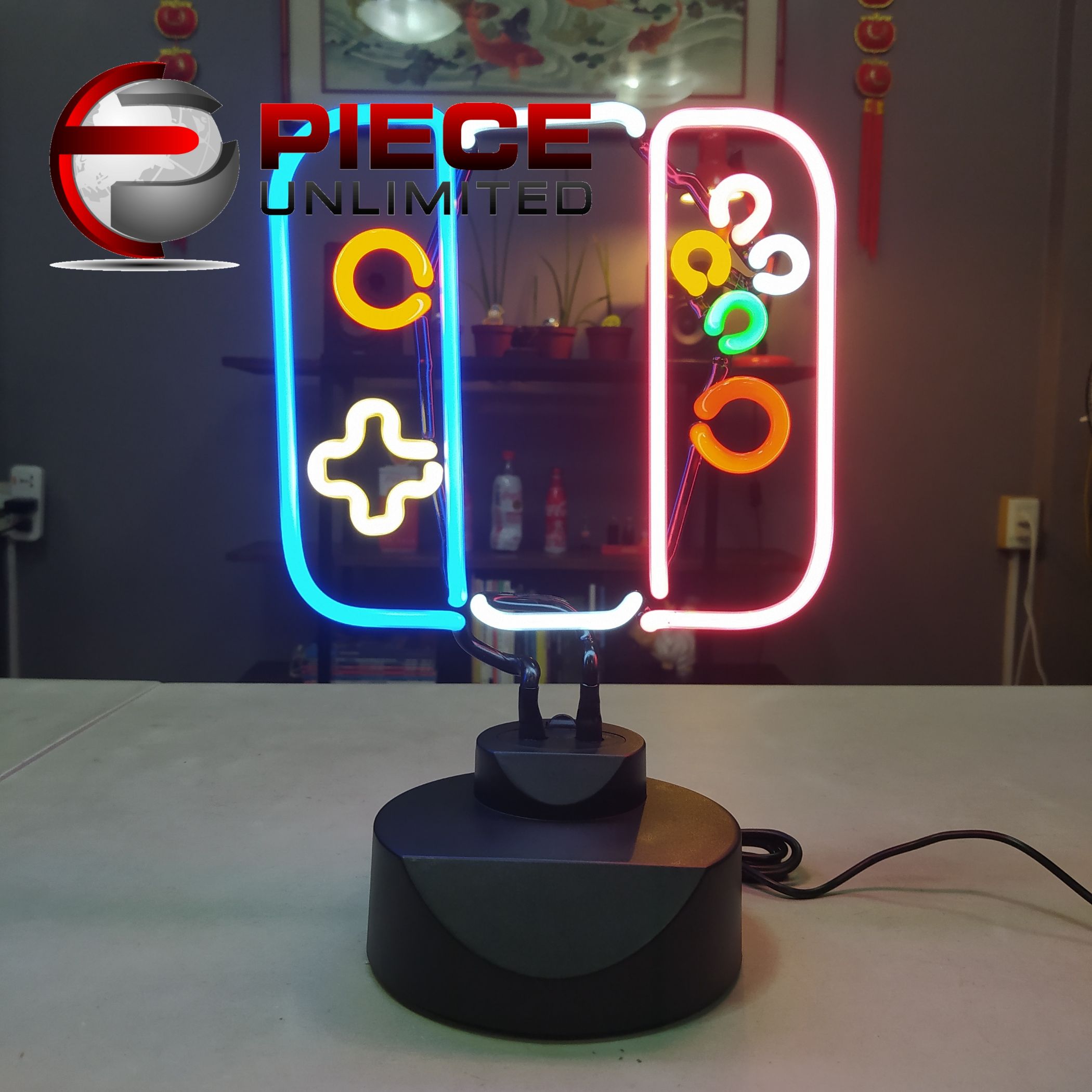 PS Nintendo Icons Light Game Controller Neon Light Sign Game pad Neon ...
