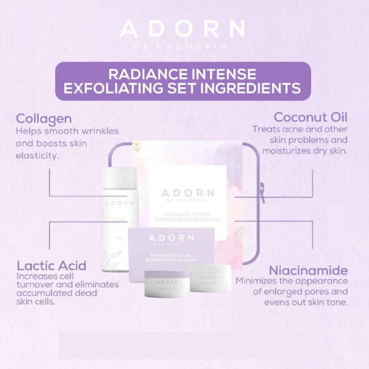 Adorn By calmskin rejuvinating set ultra glasskin Achieve your glowing ...