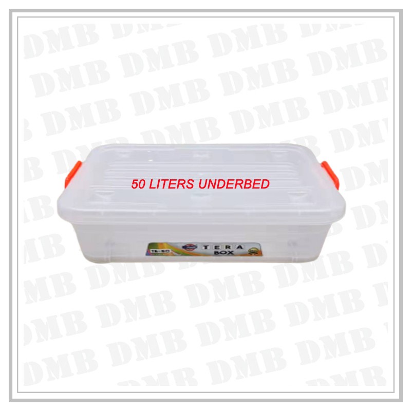 Tera Box Underbed Storage Box 50 Liters with Wheels TB50CT | Lazada PH