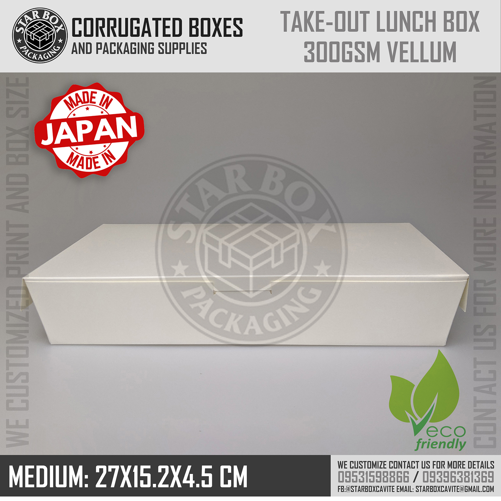 Starbox Food Grade Take-Out Take-Away Boxes Burger Box Lunch Boxes ...