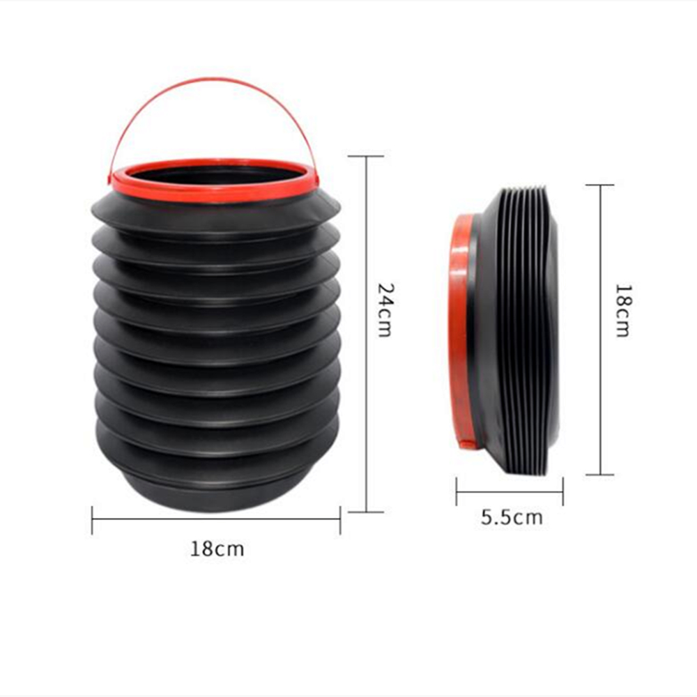 Retractable Folding Car Trash Bin Vehicle Garbage Dust Case Water ...