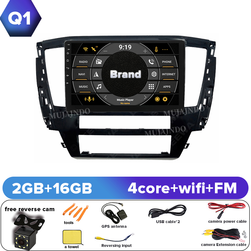 MUJAJNDO for Mitsubishi montero 2020-2021 android12 2GB RAM 9inch car ...