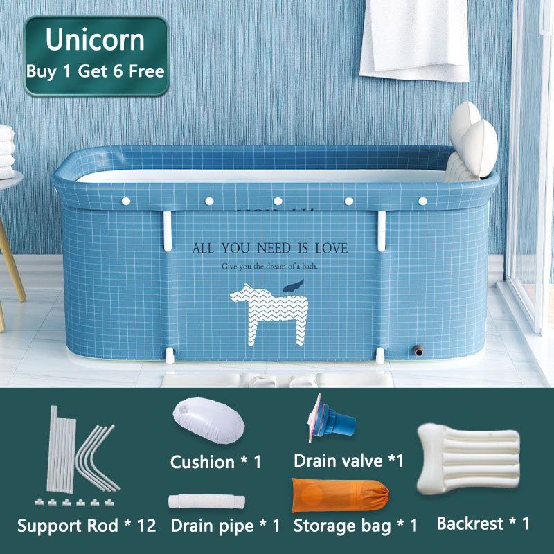 【On Stock】Large Portable Bathtub For Adult Portable Bathtub New Folding ...