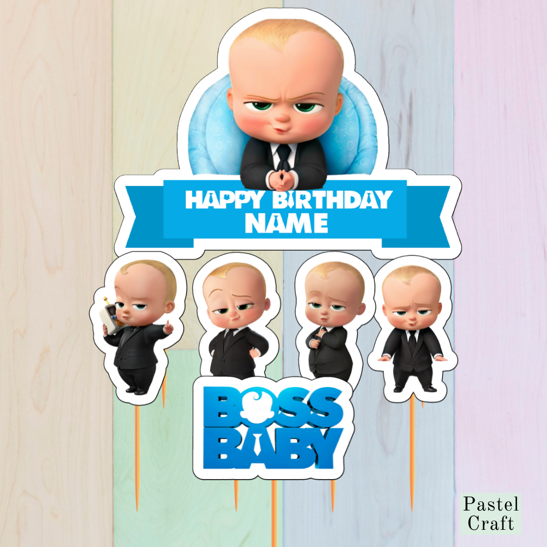 Boss Baby Customized Cake Topper for Birthday Party / Events ...