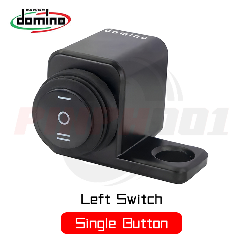 E&M Domino Mini Driving Light Switch Left Mirror Mount Motorcycle 3 Way ...