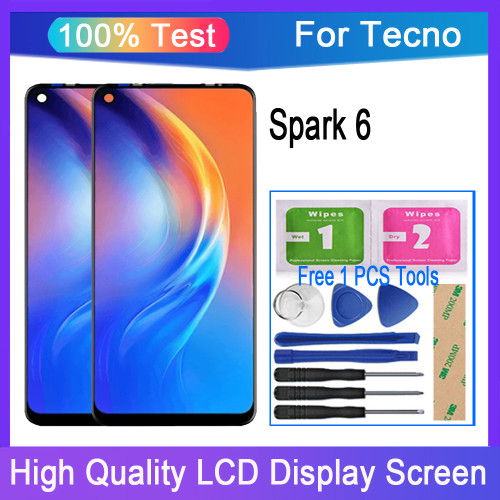 * Original Tecno Spark 6 KE7 LCD Display Touch Screen Digitizer ...