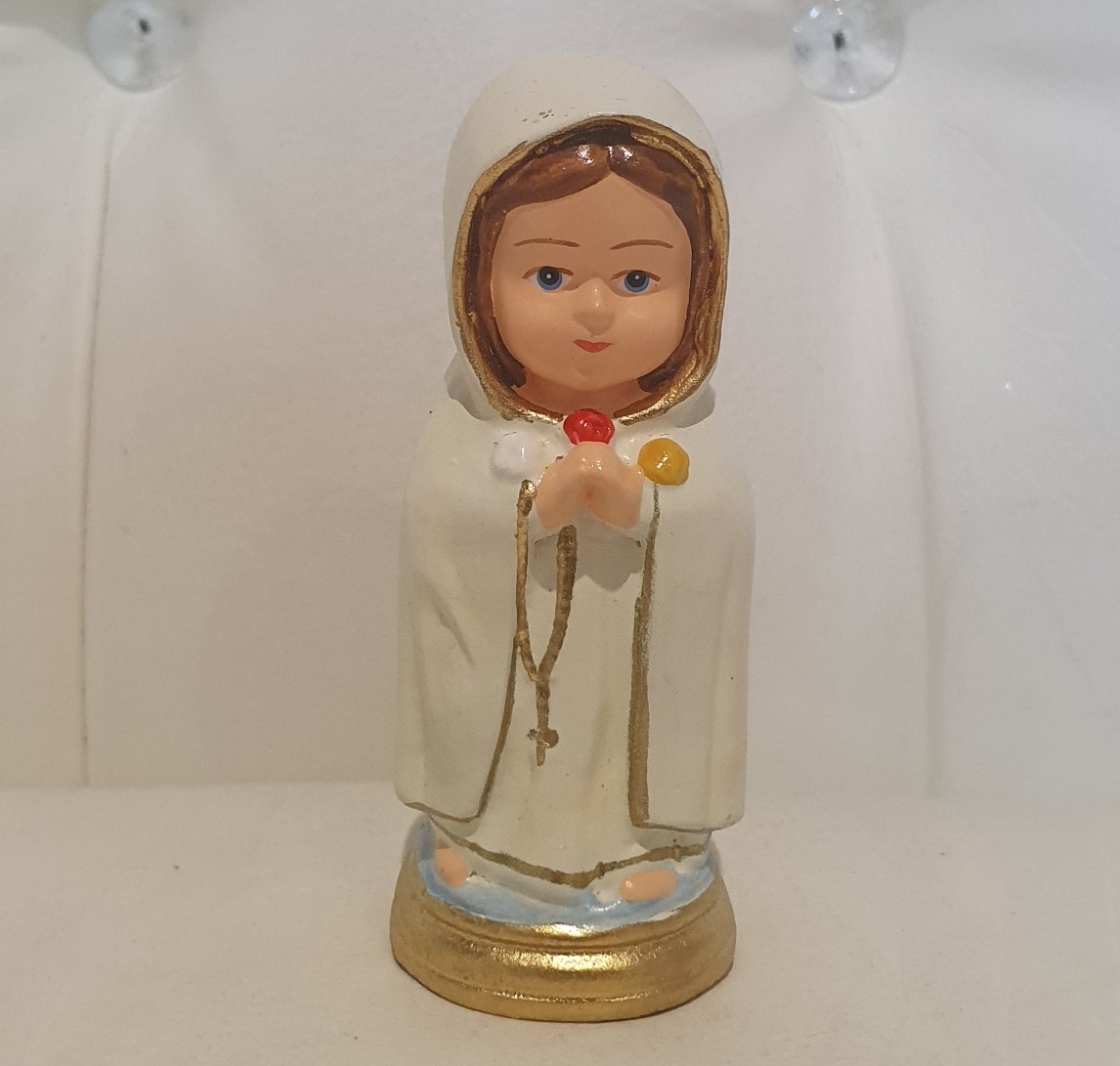 Bambini Chibi Mini Mary Mystical Rose Statue w/ Base (Mama Mary Rosa ...