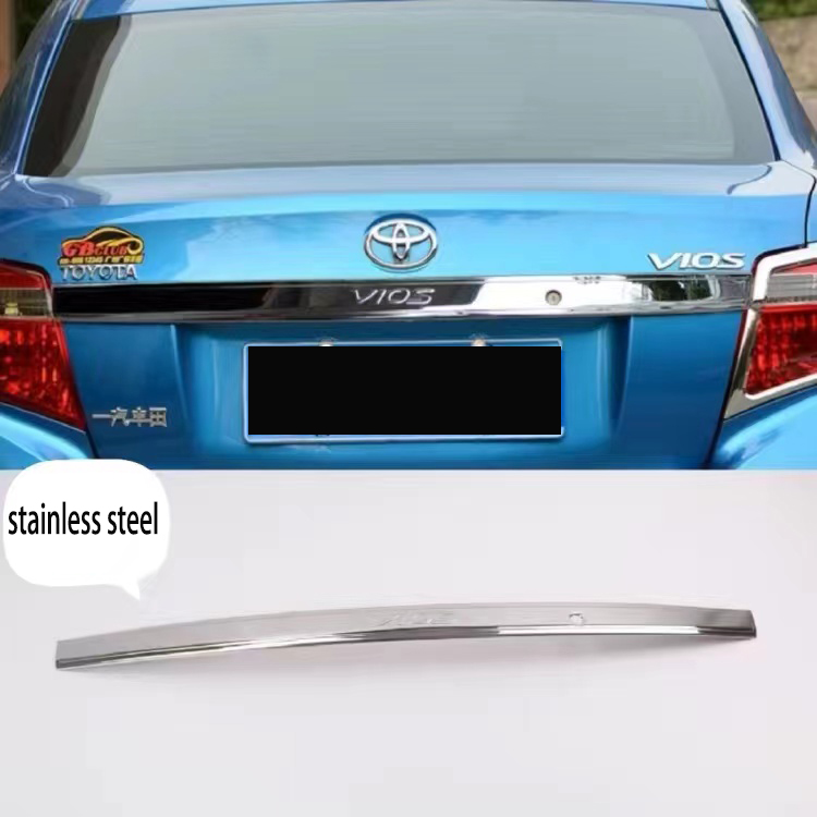 Toyota Vios Car Tailgate Trim Strip Rear Trunk Decorator Cover ...