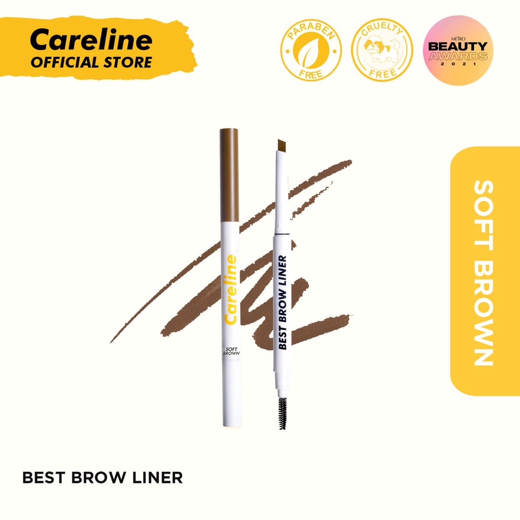 Careline Best Brow Liner 0.43g [Eyebrow, Smudgeproof, Long wearing] | Lazada PH