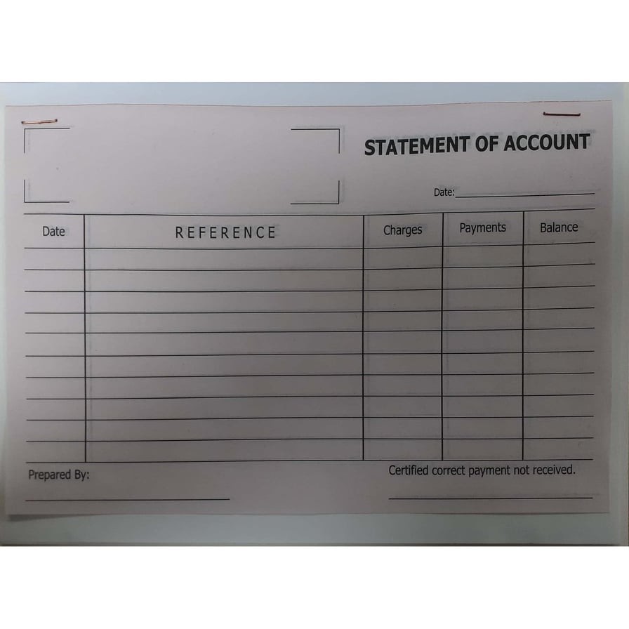 ',lReceipt with Carbonless Duplicate *Statement of Account BIG | Lazada PH