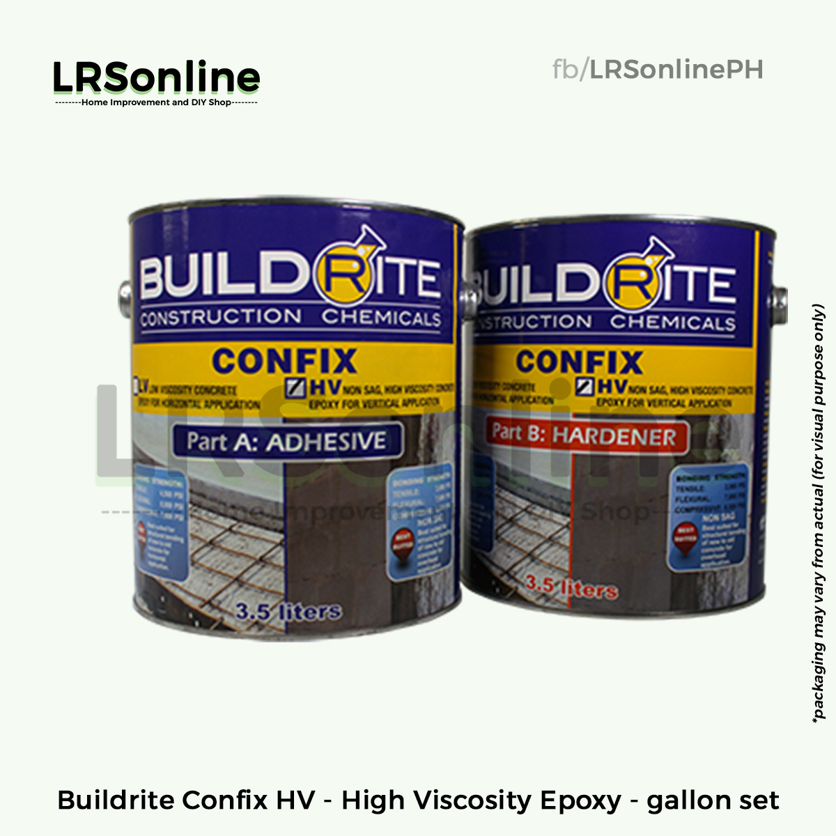 Buildrite Confix HV - High Viscosity Concrete Epoxy for Vertical ...