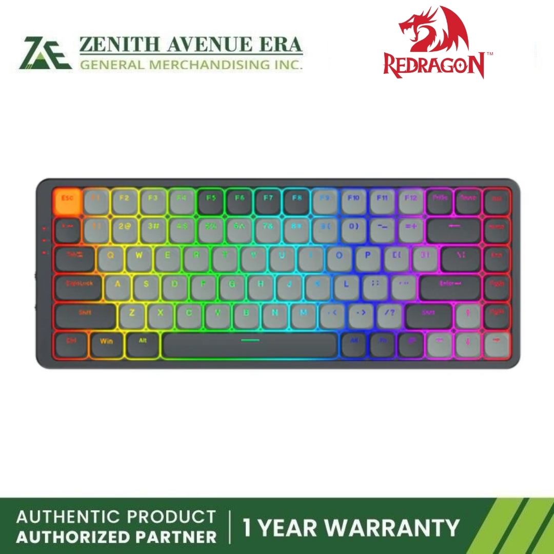 Redragon K652GG-RGB-PRO Azure Red Switch Wirekess Mechanical Keyboard ...