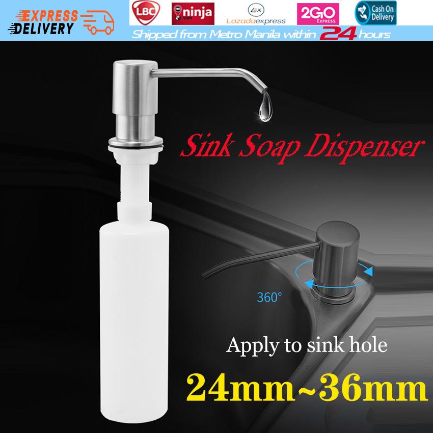 【Local Warehouse】300ML Bathroom Liquid Soap Dispenser Stainless Steel ...