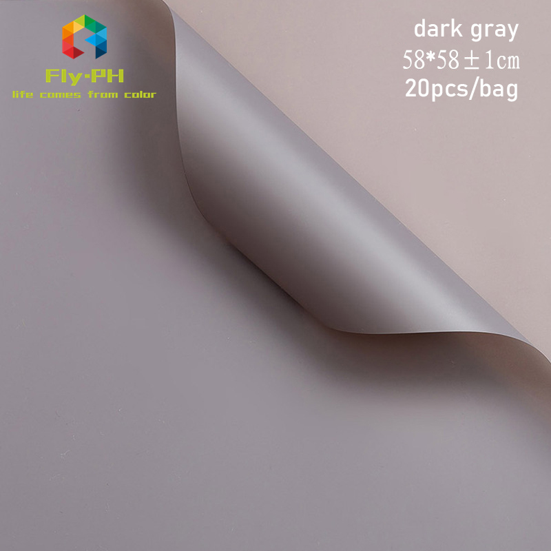 【5pcs】 Beauty Waterproof Wrapping Floral Paper Monochrome Semi ...