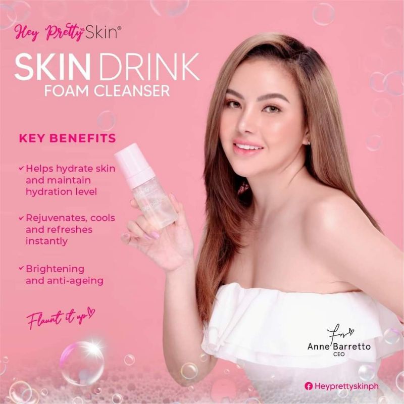 facial cleanser COD Hey Pretty Skin - SKIN DRINK FOAM CLEANSER ...