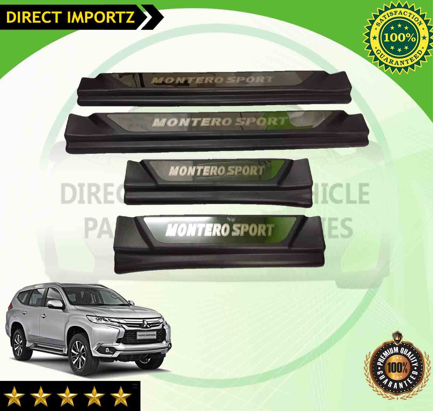 Mitsubishi Montero 2016 to 2022 OEM Side Step sill Protector 2017 2018 ...