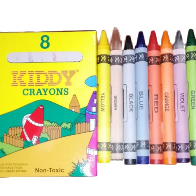 KIDDY CRAYONS 8/16/24 COUNTS | Lazada PH