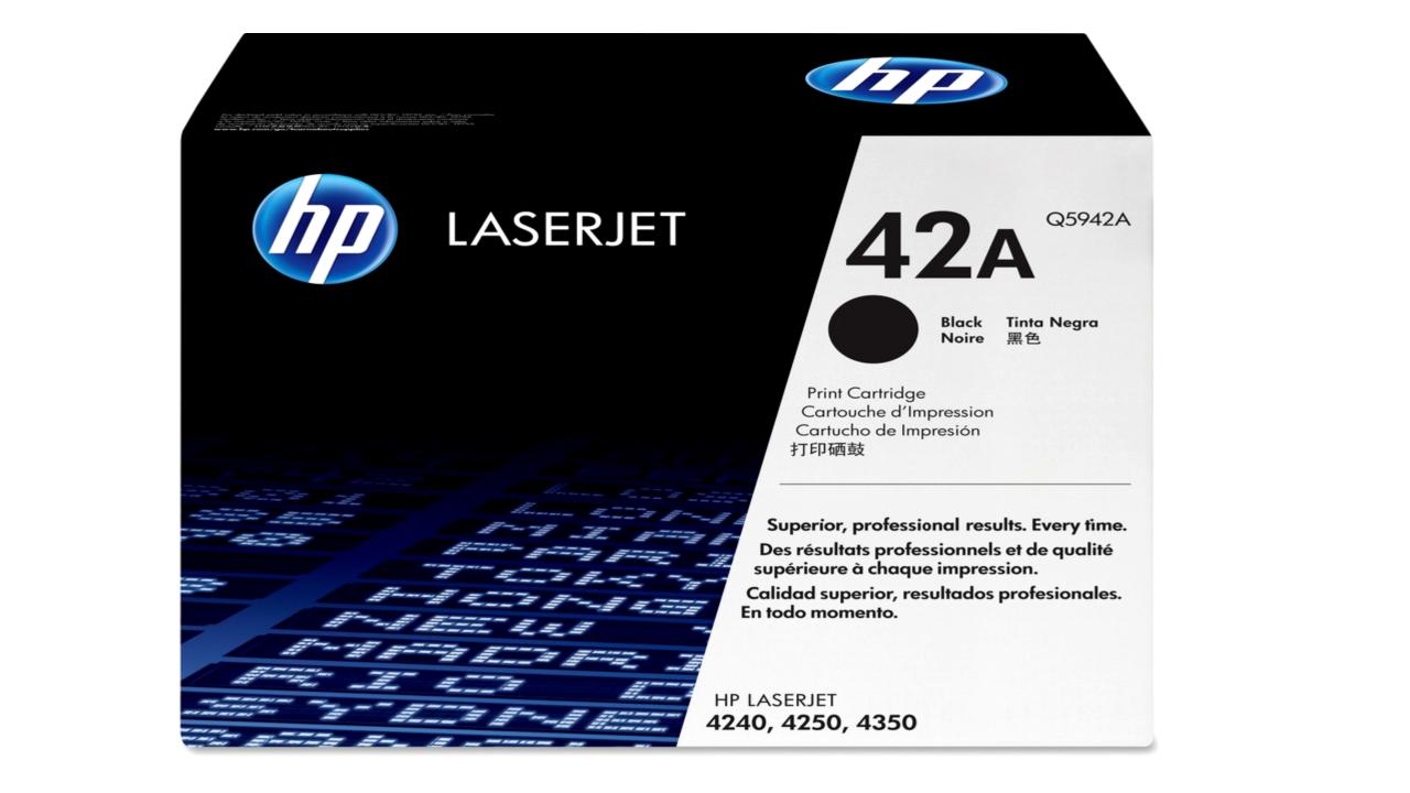 HP 42A Black Original LaserJet Toner Cartridge (Q5942A) | Lazada PH