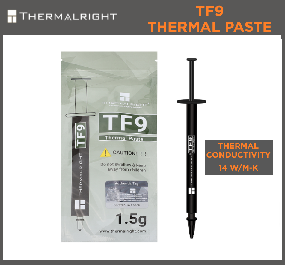 Thermalright TF9 Thermal Paste for CPU and GPU. 14w/mk. High ...