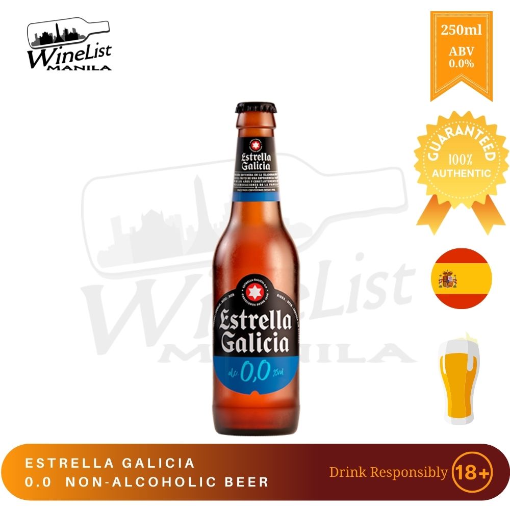 Estrella Galicia ZERO 0.0% Alcohol Free Lager | Galicia, Spain ...