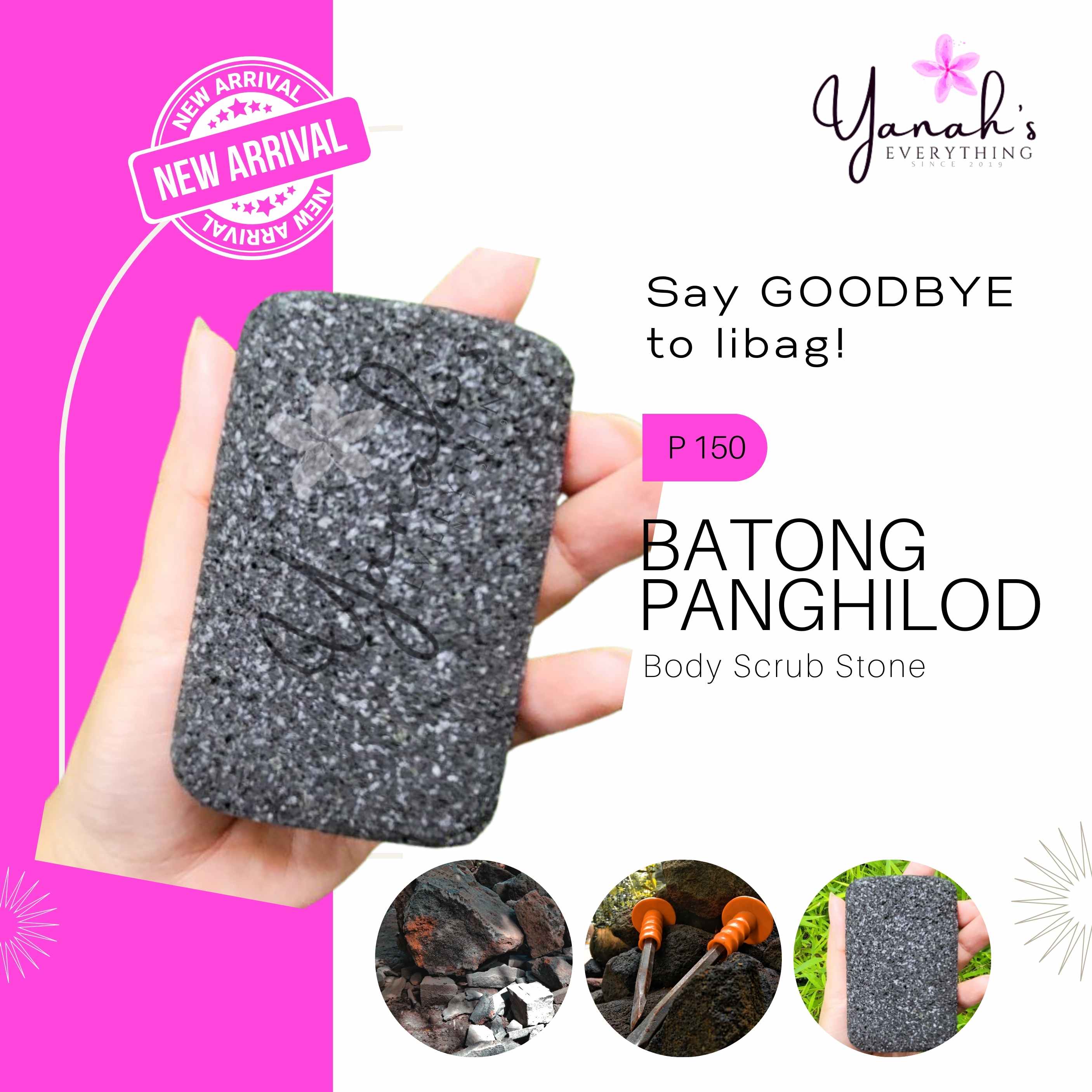 (RECTANGLE Shape) Batong Panghilod (Body Stone Scrub) / Pantanggal ng ...