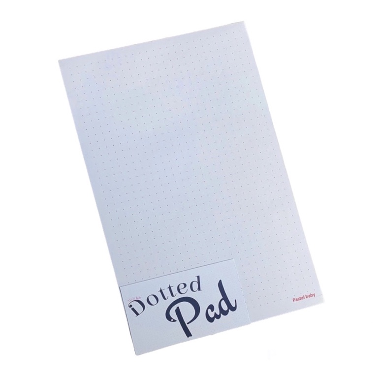 Dotted Pad / Minimalist Steno With Cardstock At The Back Stationary ...