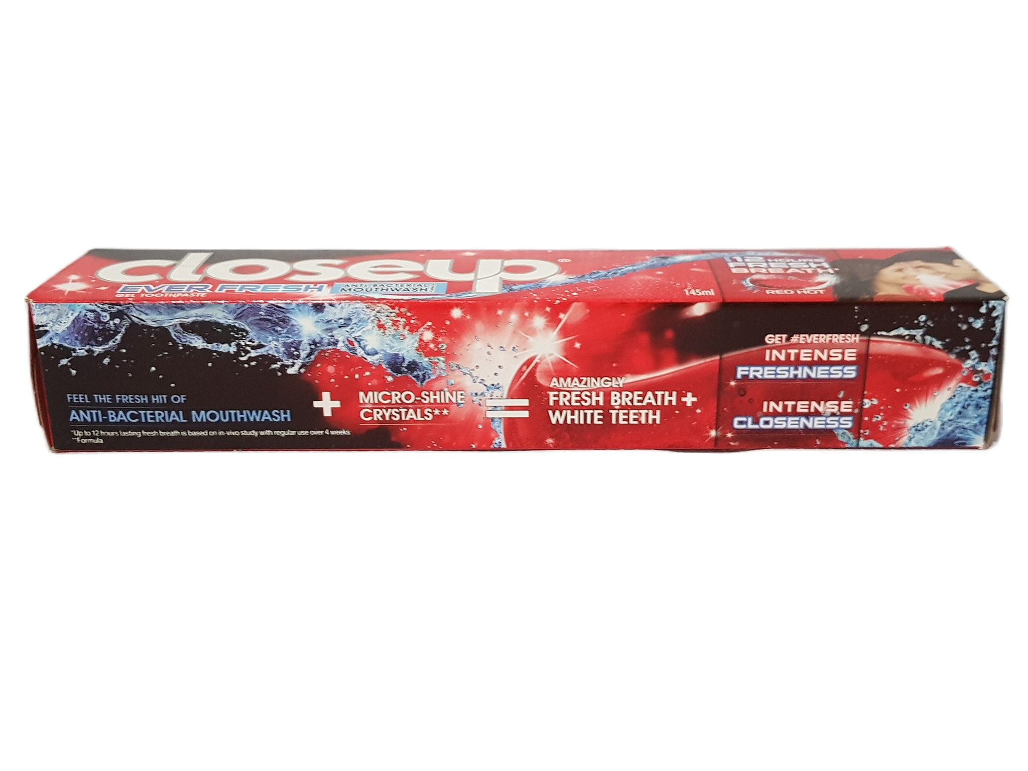 NEW CLOSE UP RED HOT EVER FRESH Gel Toothpaste - Anti-Bacterial ...