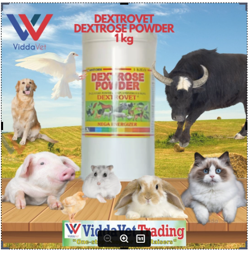 DEXTROVET Dextrose Powder [1-KILOGRAM] Powder Dextrovet Powder Arvet ...