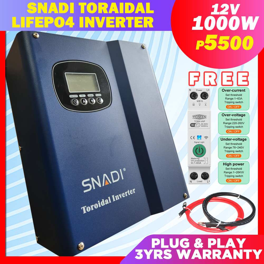 Solar Inverter Snadi Solar Inverter Toroidal Wall Mounted 12V1000W Snat ...