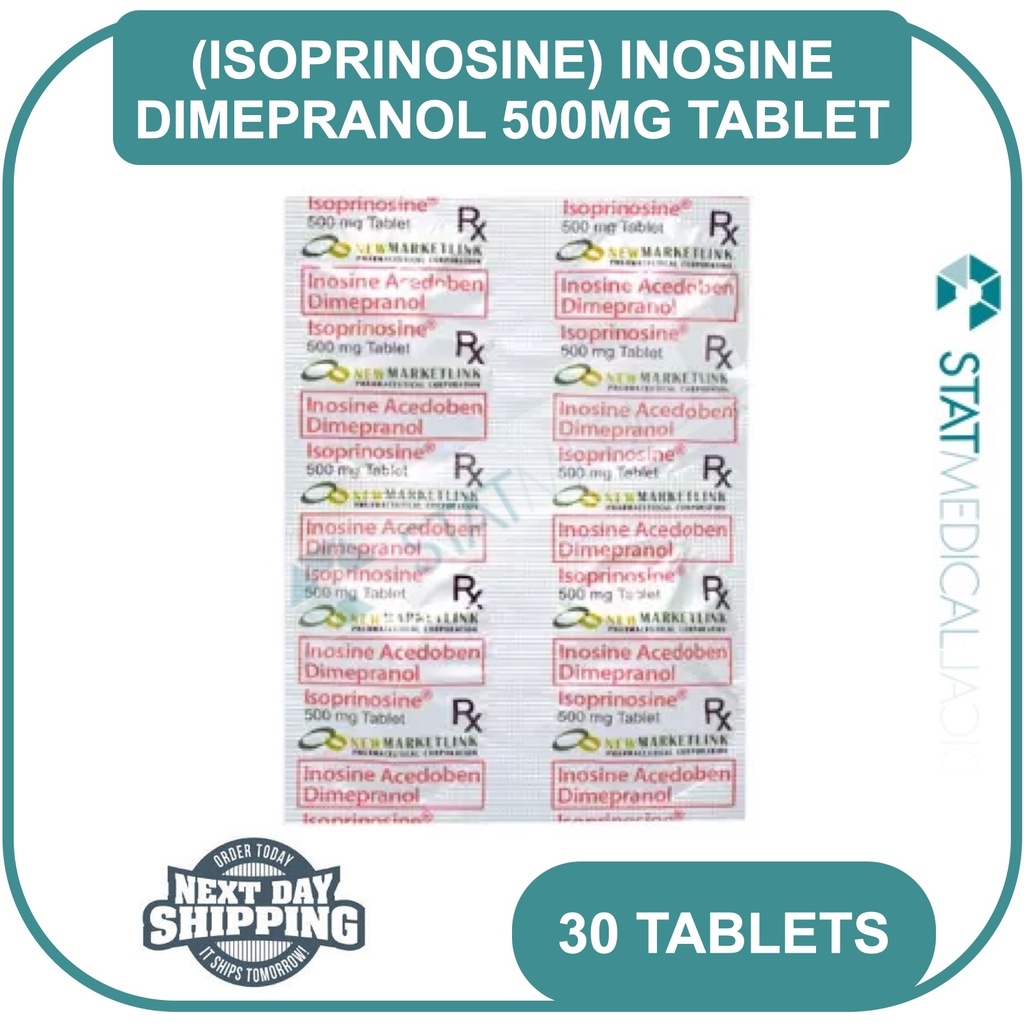 Isoprinosine Immunomodulator/ Antiviral 500mg Tablet [10 30 tabs ...