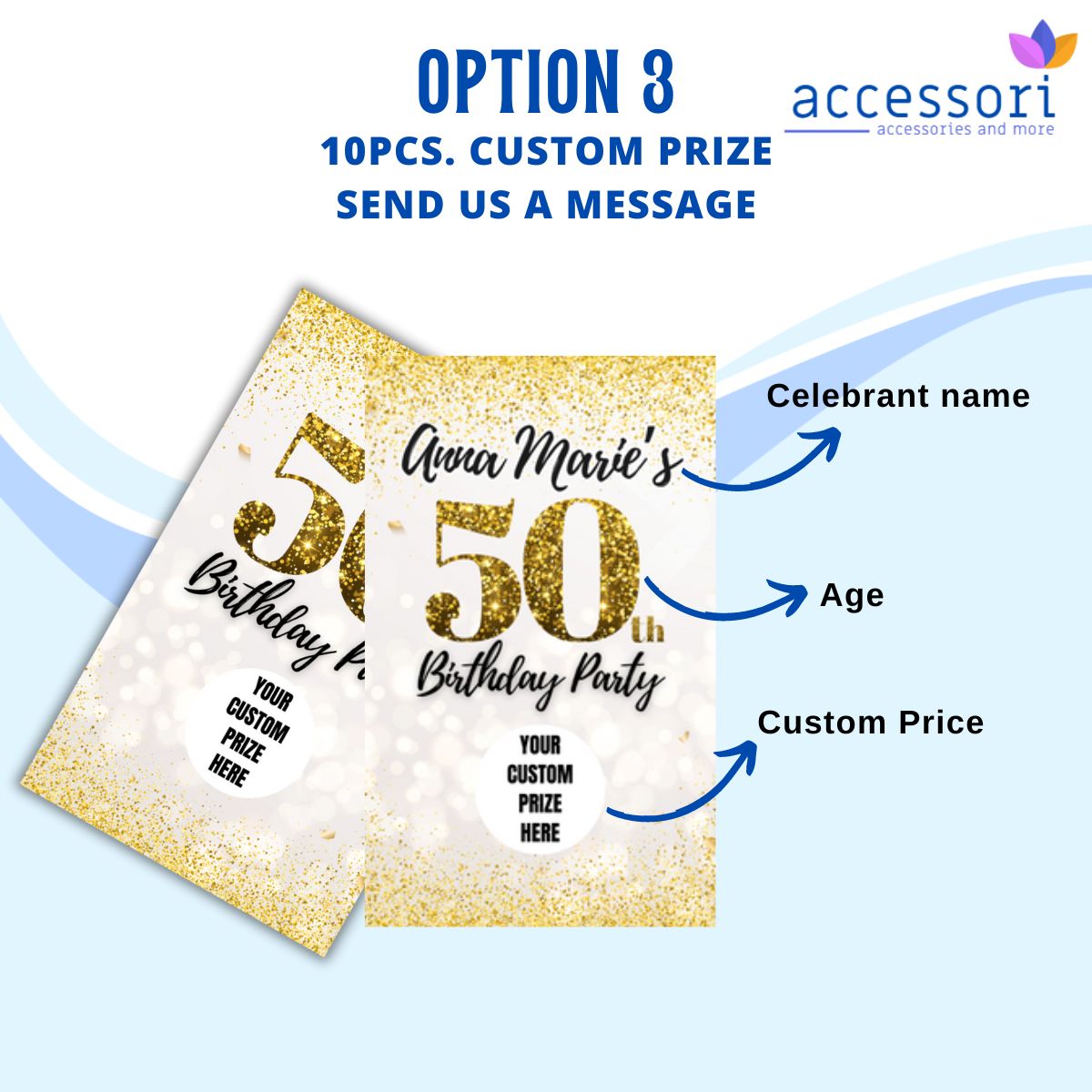 Scratch Card for Birthday Party 10pcs. 2x3.5 inches Happy Party Scratch ...