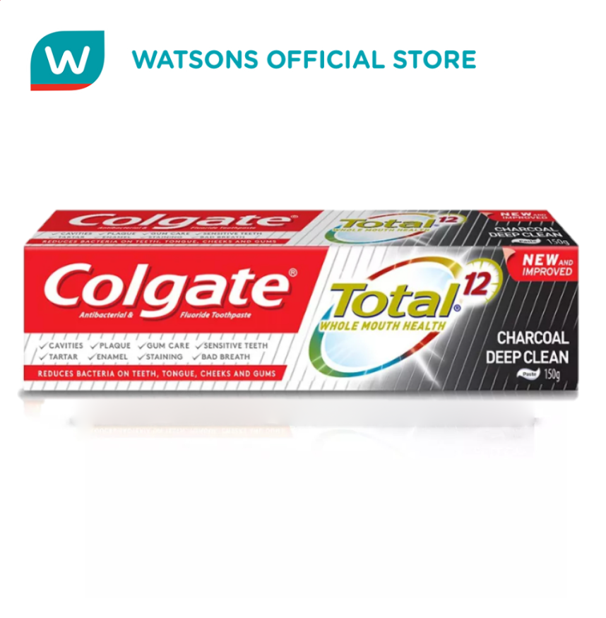COLGATE Total Charcoal Deep Clean Mult-Benefit Toothpaste 150g | Lazada PH