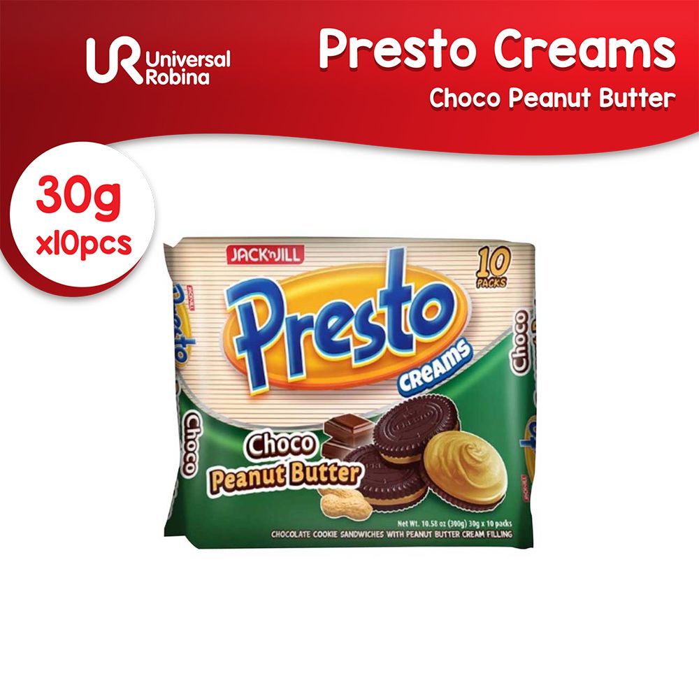 Presto Creams Choco Peanut Butter (30g x 10) | Lazada PH