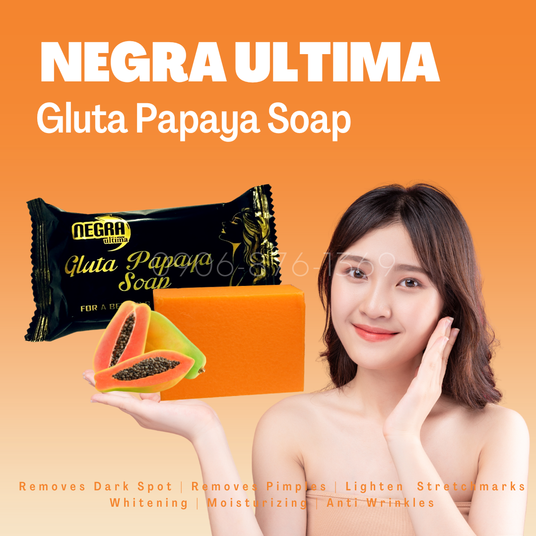 Negra Gluta Papaya Whitening Soap Skincare Glow Shine Pampaputi ...