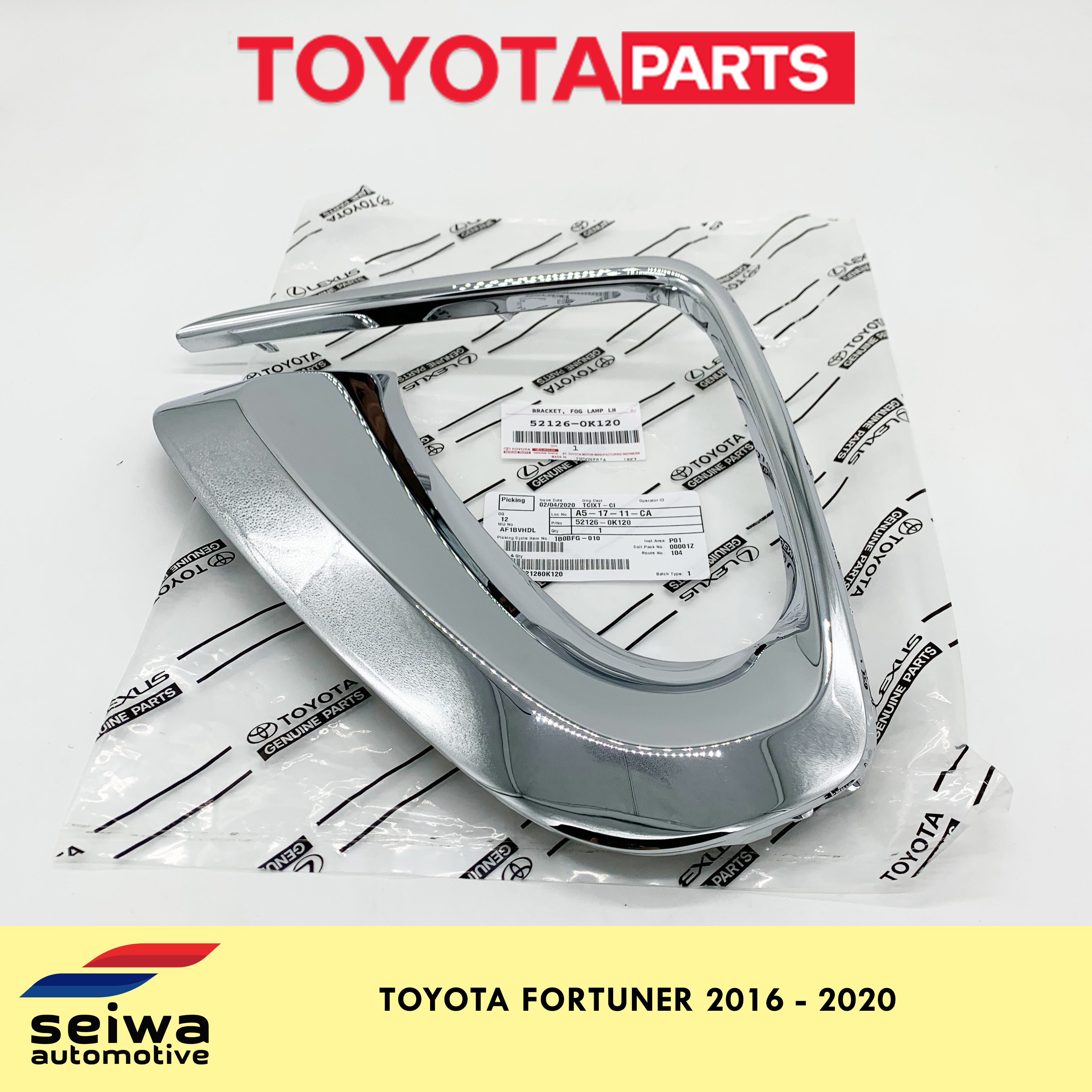[2016-2020] Toyota Fortuner Fog Lamp Cover, LH (Driver Side) - Toyota ...