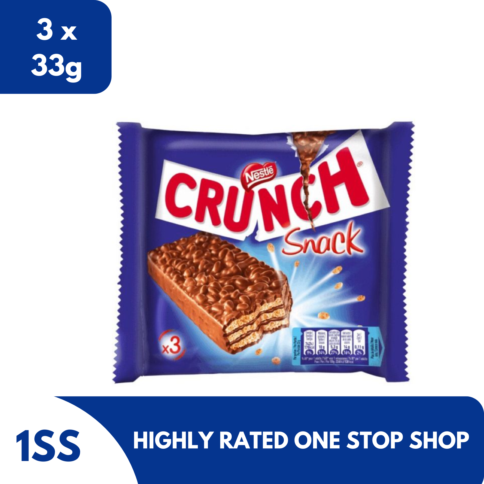 Nestle Crunch Snack, 3 x 33g | Lazada PH