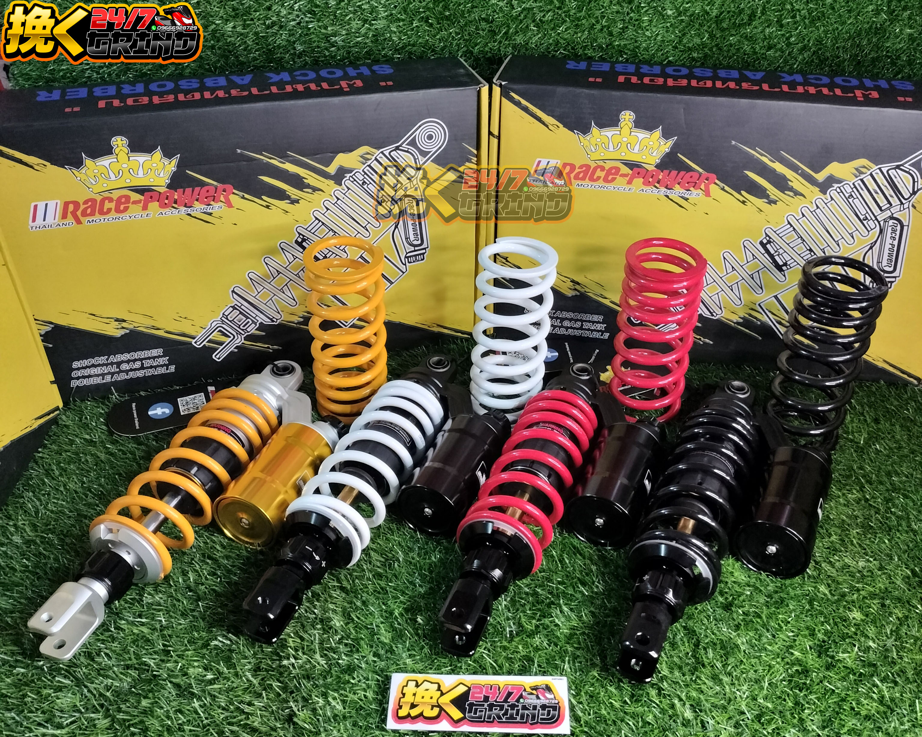 Racepower Shock Absorber Adjustable 300mm Mio / Fino / Beat/ Click ...