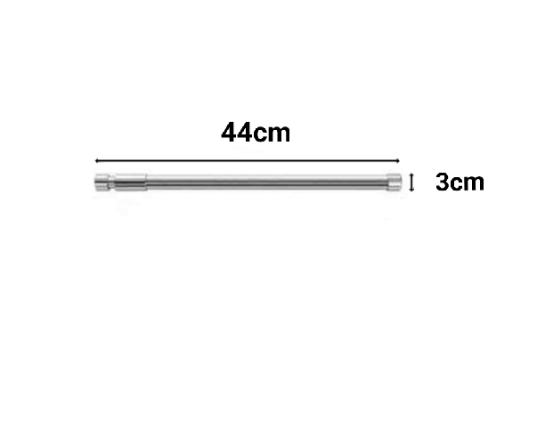 Telescopic Rod Clothes Coat Pants Hanging Wardrobe Curtain Retractable ...