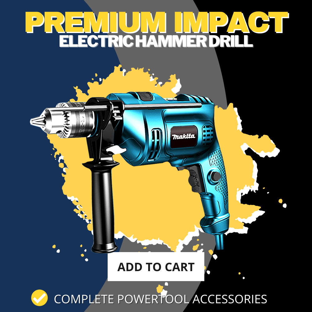 13mm 800W Premium Heavy Duty Original Hammer Cylindrical Electric ...