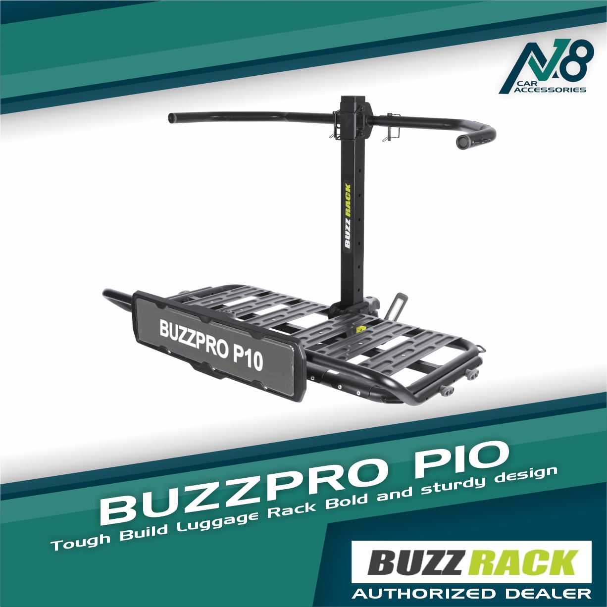 Buzzrack Buzz Pro P10 Towball Cargo Platform Bike Carrier Genuine ...