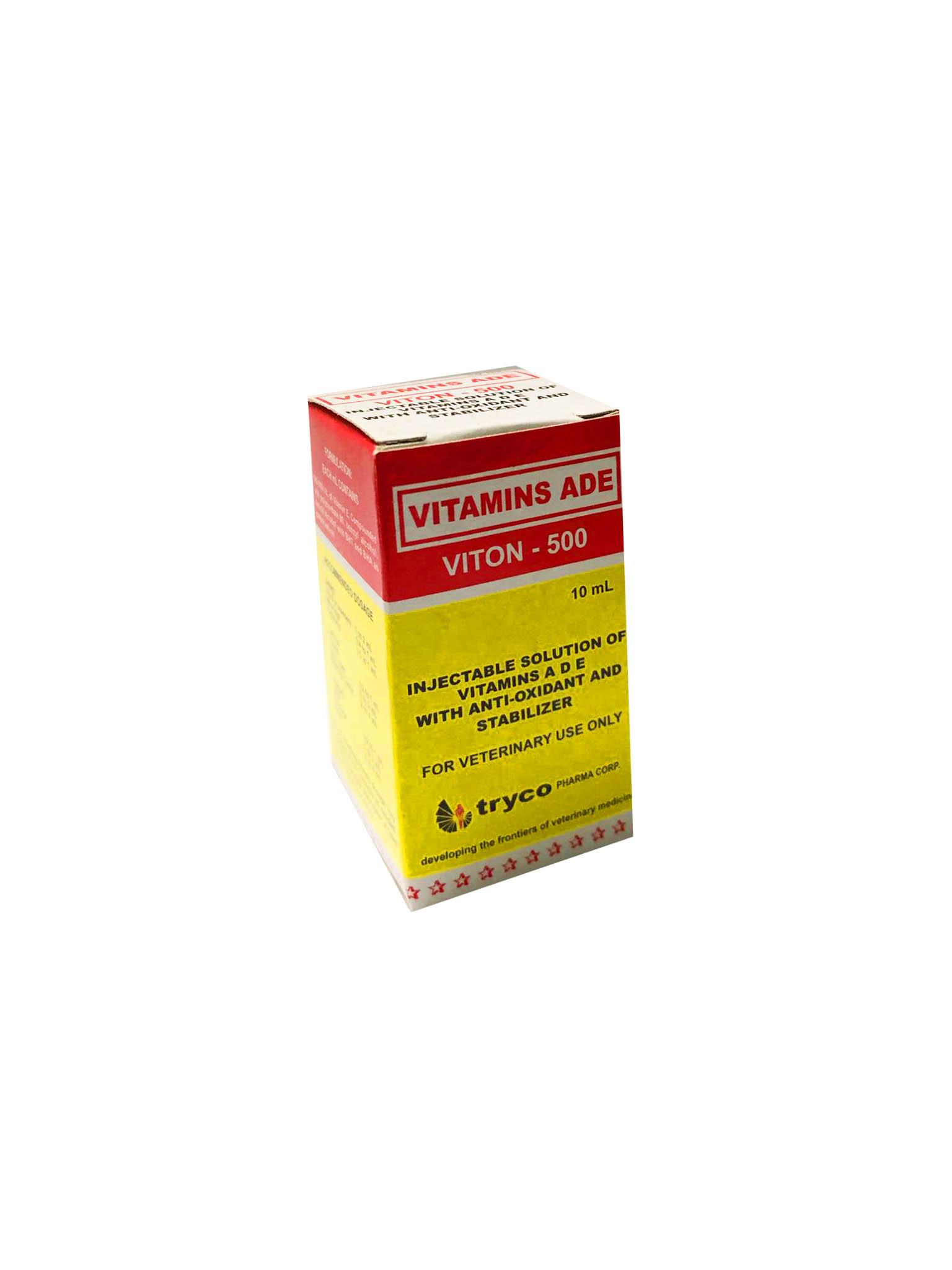 Tryco Viton 500 Vitamin ADE 10ml for Breeding Gamefowl Rooster ...